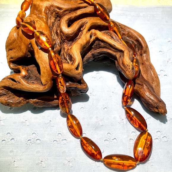 Jewelry | Vintage Amber Bakelite Necklace | Poshmark